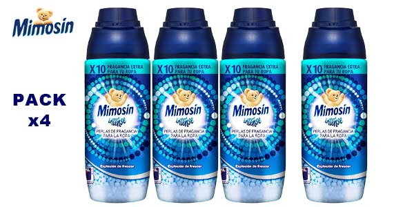 Chollo Pack x4 Mimosín Intense Perlas de Fragancia Explosión de Frescor ...