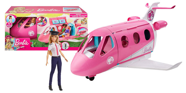Chollo Avión de tus sueños Barbie + Muñeca de Mattel por sólo 71,19 ...